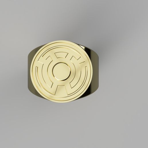 gold yellow lantern ring