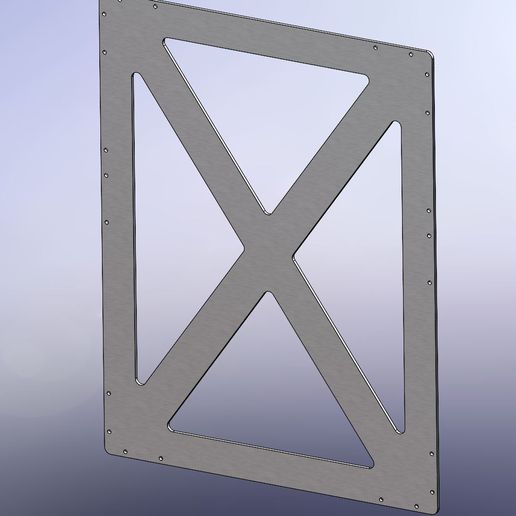 🖼️ Creality K1 SE Side panels/x frame support DXF for laser cutting ...
