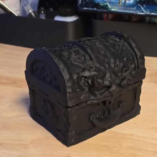 👹 MIMIC TREASURE CHEST DICE CASE OR NINTENDO SWITCH GAME CASE・Free STL ...