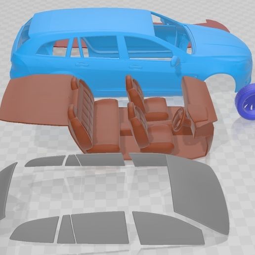 🚗 Holden VF Commodore Calais V Sportwagon 2013 Printable Car・ 3D File ...