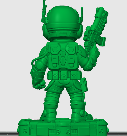 🫡 Cyber Sentinel - Cyberpunk Chibi Collection [STL]・ 3D File for 3D ...