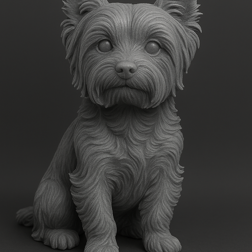 🐕 Yorkshire 3D model miniature・ STL File for 3D printing・Cults