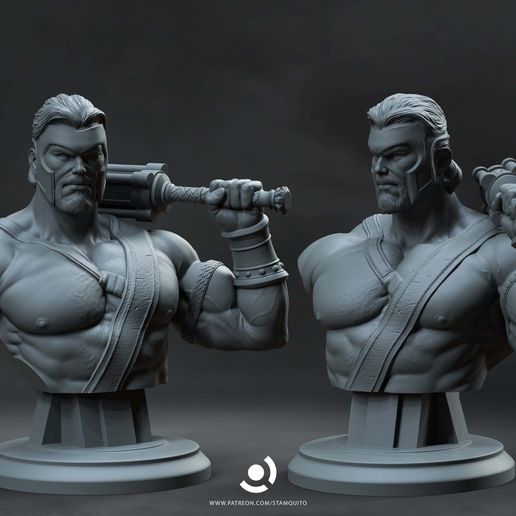 STL file HERCULES BUST 👤 ・3D printing model to download・Cults