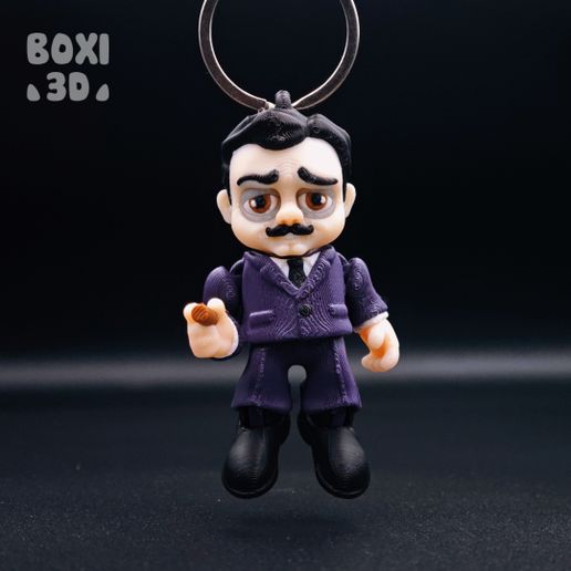 🧛 GOMEZ ADDAMS - FLEXI - ARTICULATED - CUTE-PRINT IN PLACE・ 3D File for ...