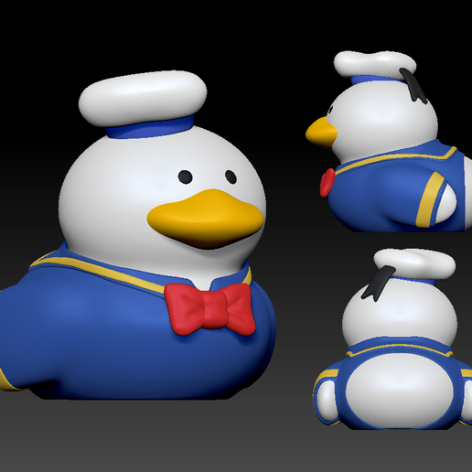 🦆 Donald Duck Duck・Free OBJ File for 3D printing・Cults