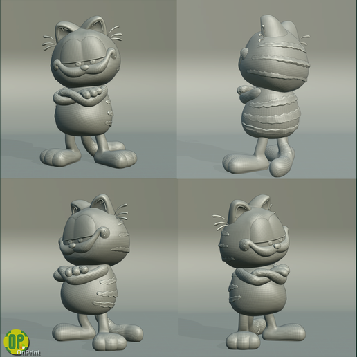 🎬 GARFIELD - from 'Garfield the Movie' - 3D Printable Model.・ 3D File ...