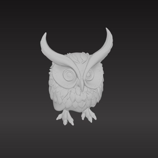 STL file Owl 🦉 ・Template to download and 3D print・Cults