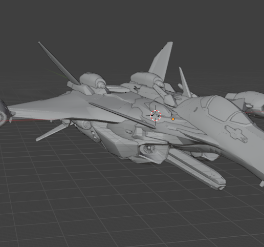 🆕 XFA-44 New Intake + Auxil Thrusters・Free 3D File for ・Cults