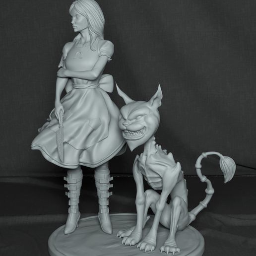👧 Alice Madness・ STL File for ・Cults