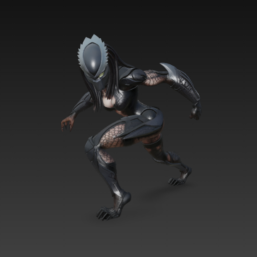 ♀️ She Predator 02・ STL File for 3D printing・Cults