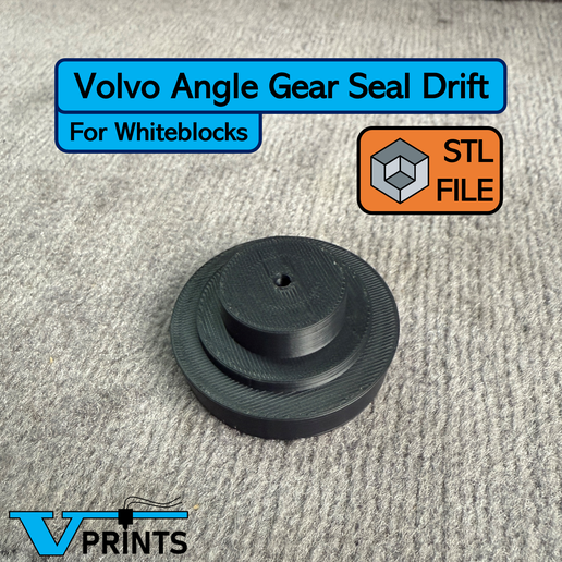 ⚙️ Volvo Whiteblock Angle Gear Seal Install Tool・ STL File for 3D ...