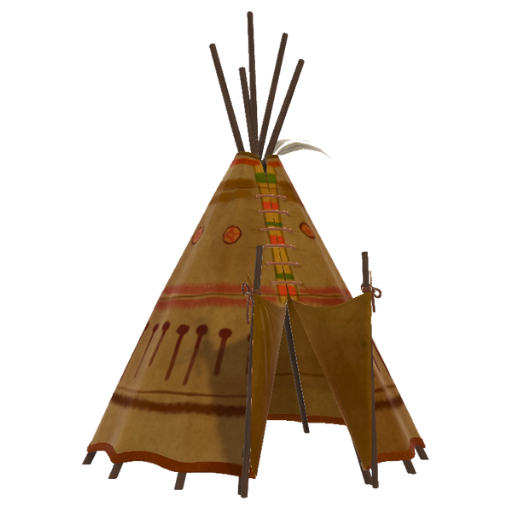 STL file teepee 🏛️ ・Model to download and 3D print・Cults
