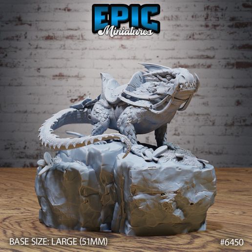 🦎 Giant Lizard Mount ‧ DnD Miniature ‧ Tabletop Miniatures ‧ Gaming ...