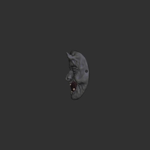 🆓 Noh mask Kojo (oldman) japanes mask FREE・Free STL File for 3D ...