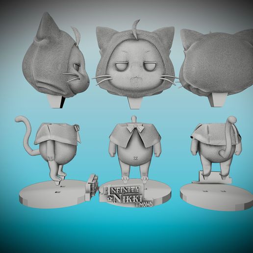 Файл 3D Infinity Nikki Momo ♾️ ・3D-печать дизайна для загрузки・Cults