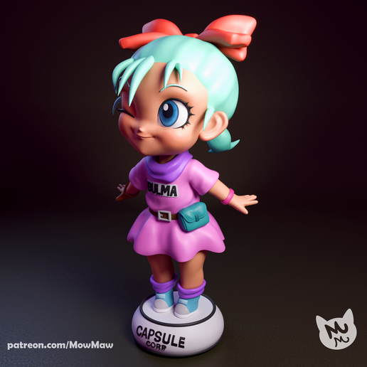 🗿 Bulma・ STL File for 3D printing・Cults