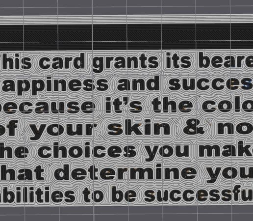 🃏 White Privilege Card Trumps Everything V2 8x Cards・Free STL File for ...