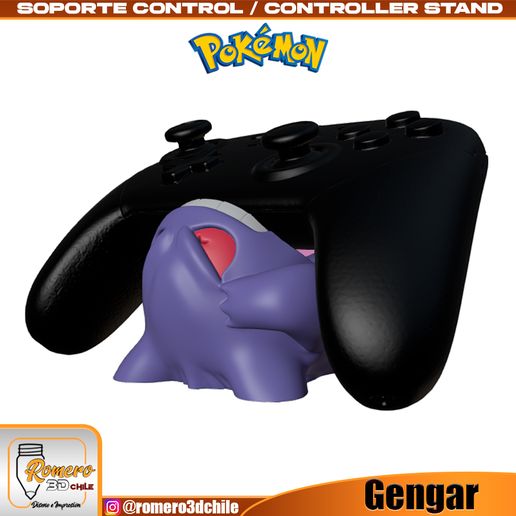 🐉 Gengar / Pokemon Control Support・ STL File for 3D printing・Cults
