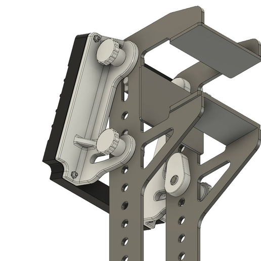 👽 MFD Attachment for Virpil Desk Mount V1・Free 3D File for ・Cults