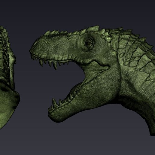 🎨 V-rex Head・ STL File for ・Cults