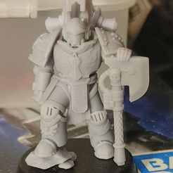 3D printable Gen 4 Legio 13 Axeman arms (Ver.1 Update) • made with ...