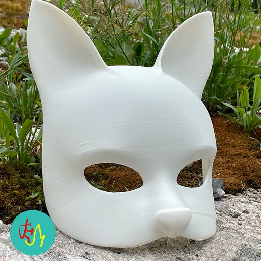 🐱 Cat mask・Free STL File for 3D printing・Cults