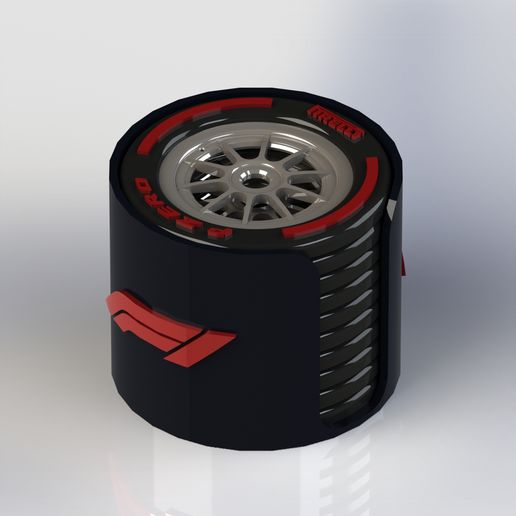 🚗 Formula 1 Coasters with Stand・ STL File for 3D printing・Cults