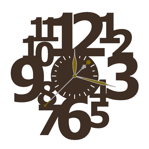 STL file WALL CLOCK FACE 🕰️ ・3D printer model to download・Cults