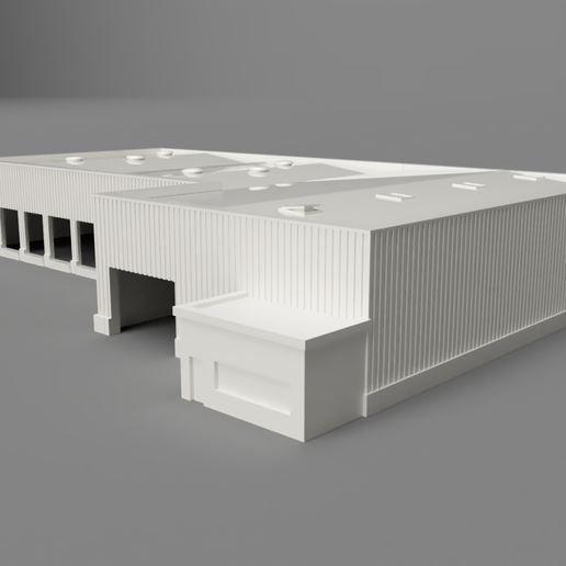 Archivo 3D Factory Scale Model for Diorama 1:1 🧑‍🏭 ・Diseño imprimible ...