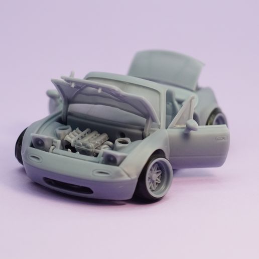 🚗 Mazda MX-5 aka Miata tooned model kit・ STL File for 3D printing・Cults