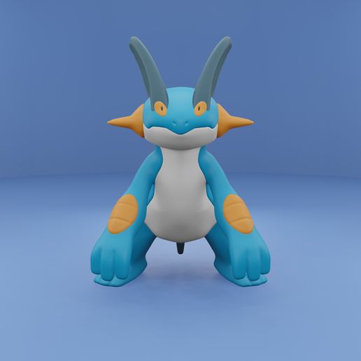 swampert 3d sprite