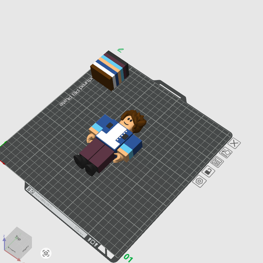🥓 Roblox Bacon Girl STL Multipart no support 3D Model Fanart・ STL File ...