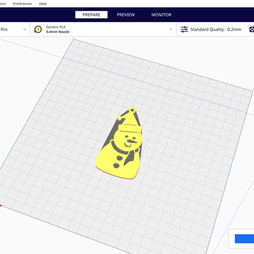 STL file Snowman Tree Decoration ☃️ ・Model to download and 3D print・Cults