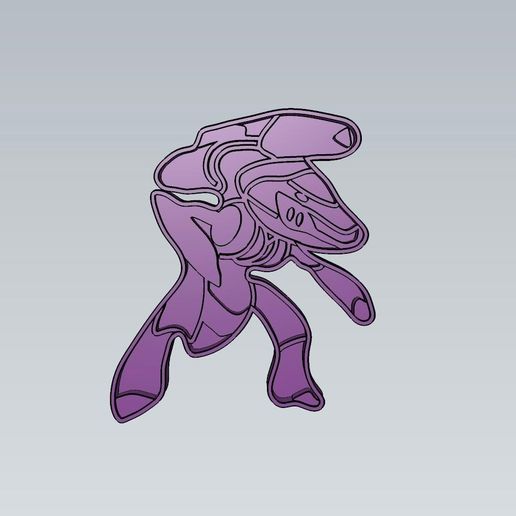 STL file AMAZING POKEMON genesect COOKIE CUTTER STAMP CAKE DECORATING 🐉 ...