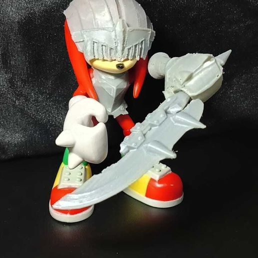🦔 Sonic and the Black Knight - Knuckles Sir Gawain Knight Kitbash JAKKS ...