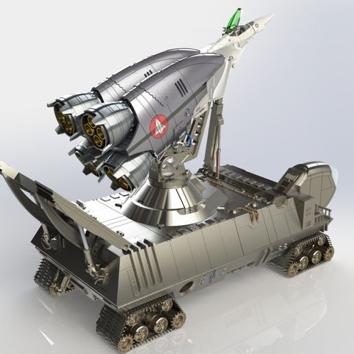 🪖 Macross Atmospheric Booster, Platform and vehicle・ 3D File for 3D ...