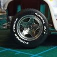 👶 Baby Billet wheels Eagle Alloy 028 with lettered tires 1/64・ STL File ...