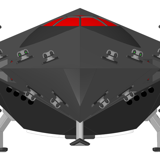 🛬 Sith Corvette-Gunship | Retractable S-Foils, Landing Gear and PD ...