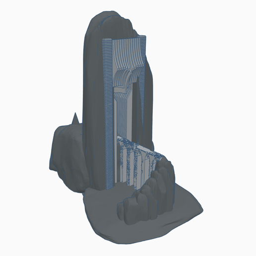 💍 Entrance to Mount Doom diorama・ STL File for 3D printing・Cults