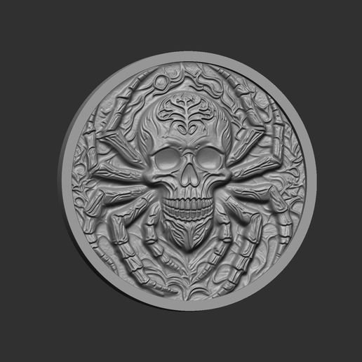 🕷️ spider skull cnc model・ STL File for 3D printing and CNC machining ...