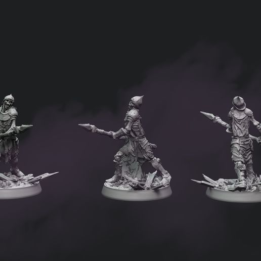 💀 Undead Court - Lancer・ 3D File for 3D printing・Cults