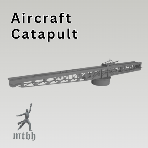 ️ Aircraft Catapult・ OBJ File for 3D printing・Cults