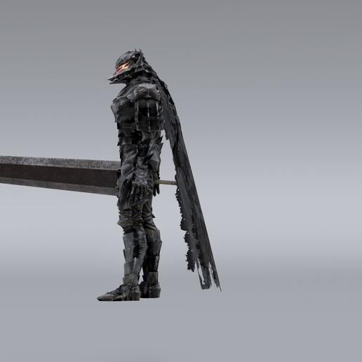 STL file guts berserker - rigged/posable [stl included] 🦸 ・3D printable ...