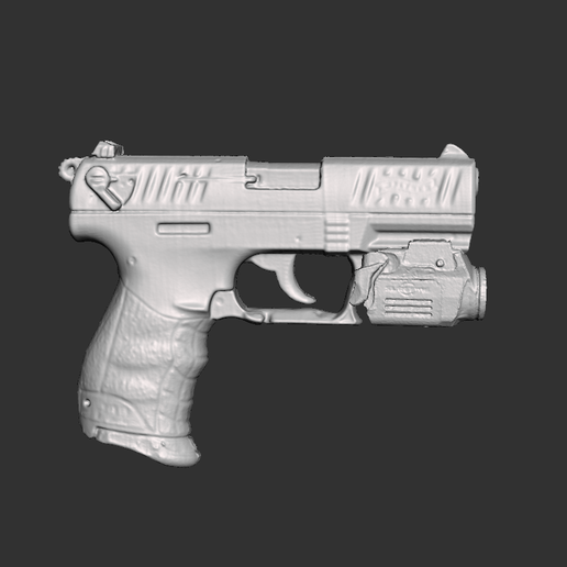 🩻 Walther P22 Surefire XSC-B Real Size 3D Scan Gun Mold・ STL File for ...