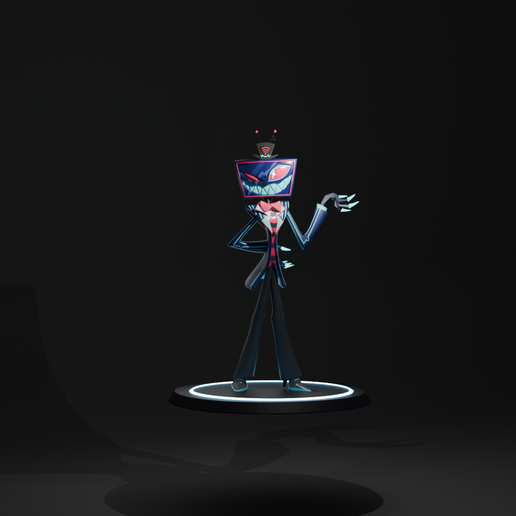 🏨 Hazbin Hotel - VOX / Stand and Seat・ STL File for 3D printing・Cults