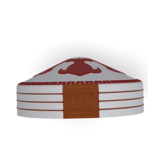 🇲🇳 Mongol Ger - Nomadic Yurt・ STL File for 3D printing・Cults