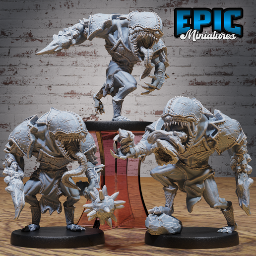 Archivo 3D Hell Guardian Set ‧ DnD Miniature ‧ Tabletop Miniatures ...