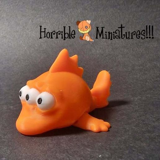 👀 Blinky the 3 eyes fish articulated・ STL File for 3D printing・Cults