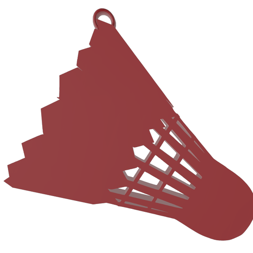 🏸 Badminton keychain, earring・ STL File for ・Cults