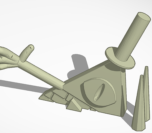 👥 Bill Cipher Garden Statue (Gravity Falls)・Free STL File for 3D ...